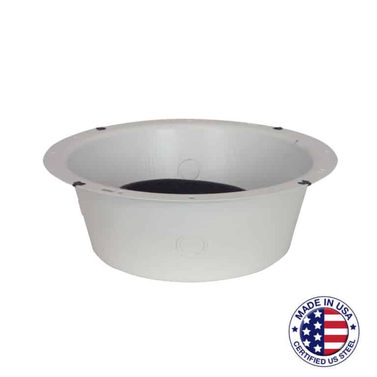 Steel Enclosure for 8 inch Speaker, Recessed