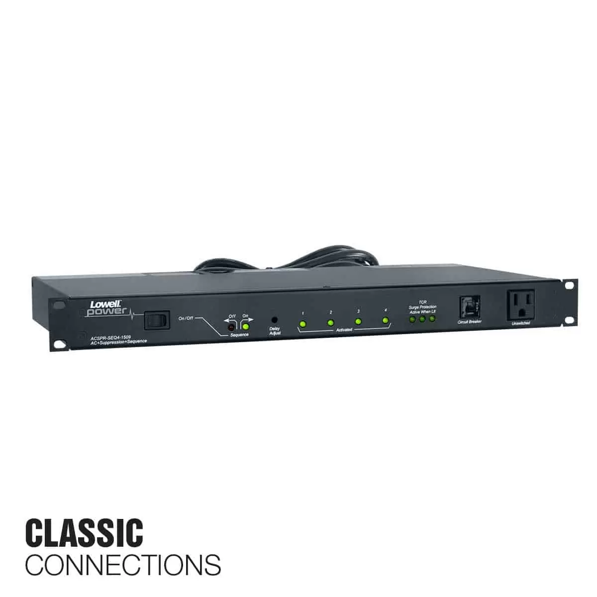 Rack Panel with power and surge protection