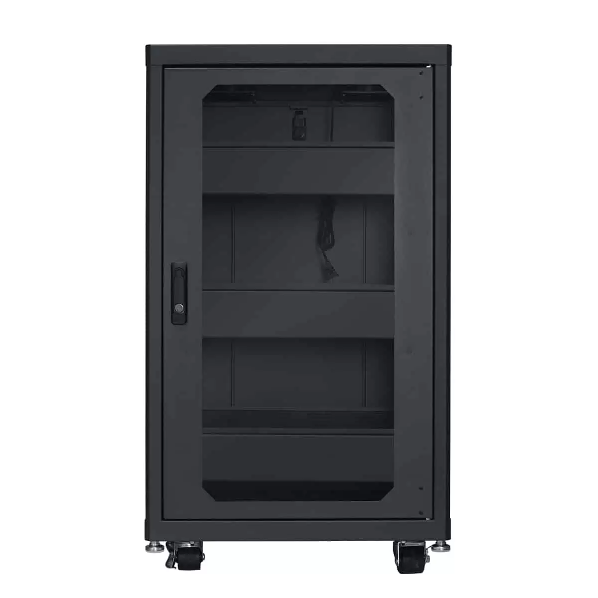 18U x 24"D Steel Cabinet for Electronics | Lowell Mfg.