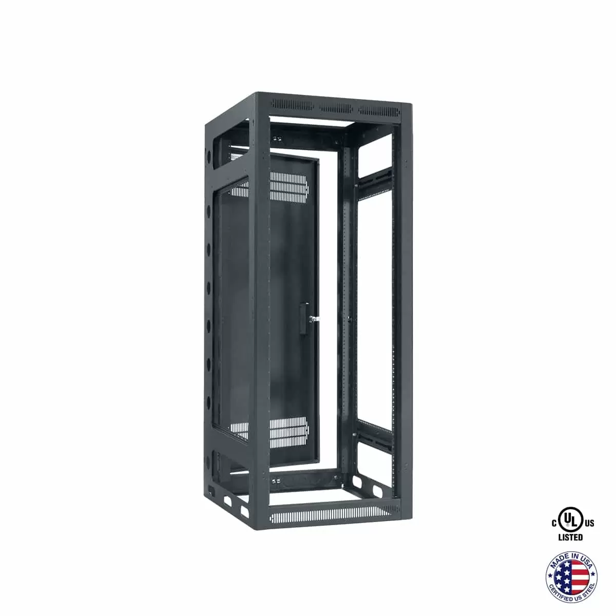 24U Open Frame Gangable AV Rack | Lowell