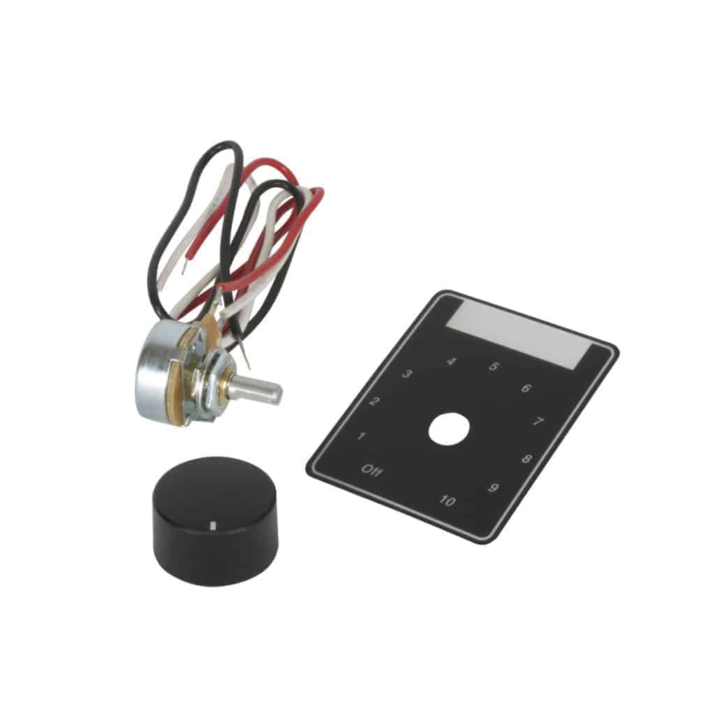 50 ohm Potentiometer with Adhesive Scale | Lowell Manufacturing