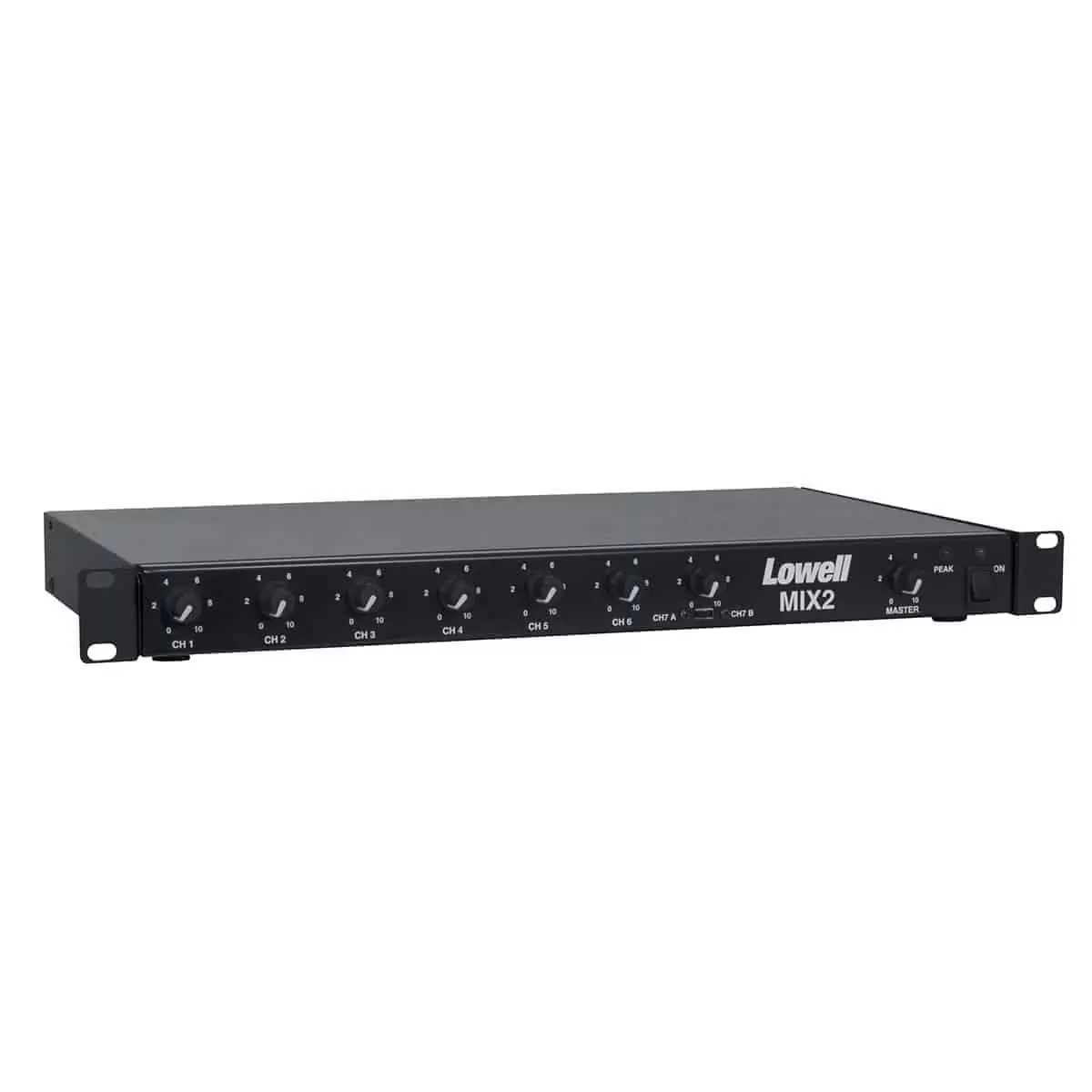 Mixer with Preamplifier, Rackmount Brackets | Lowell Manufacturing