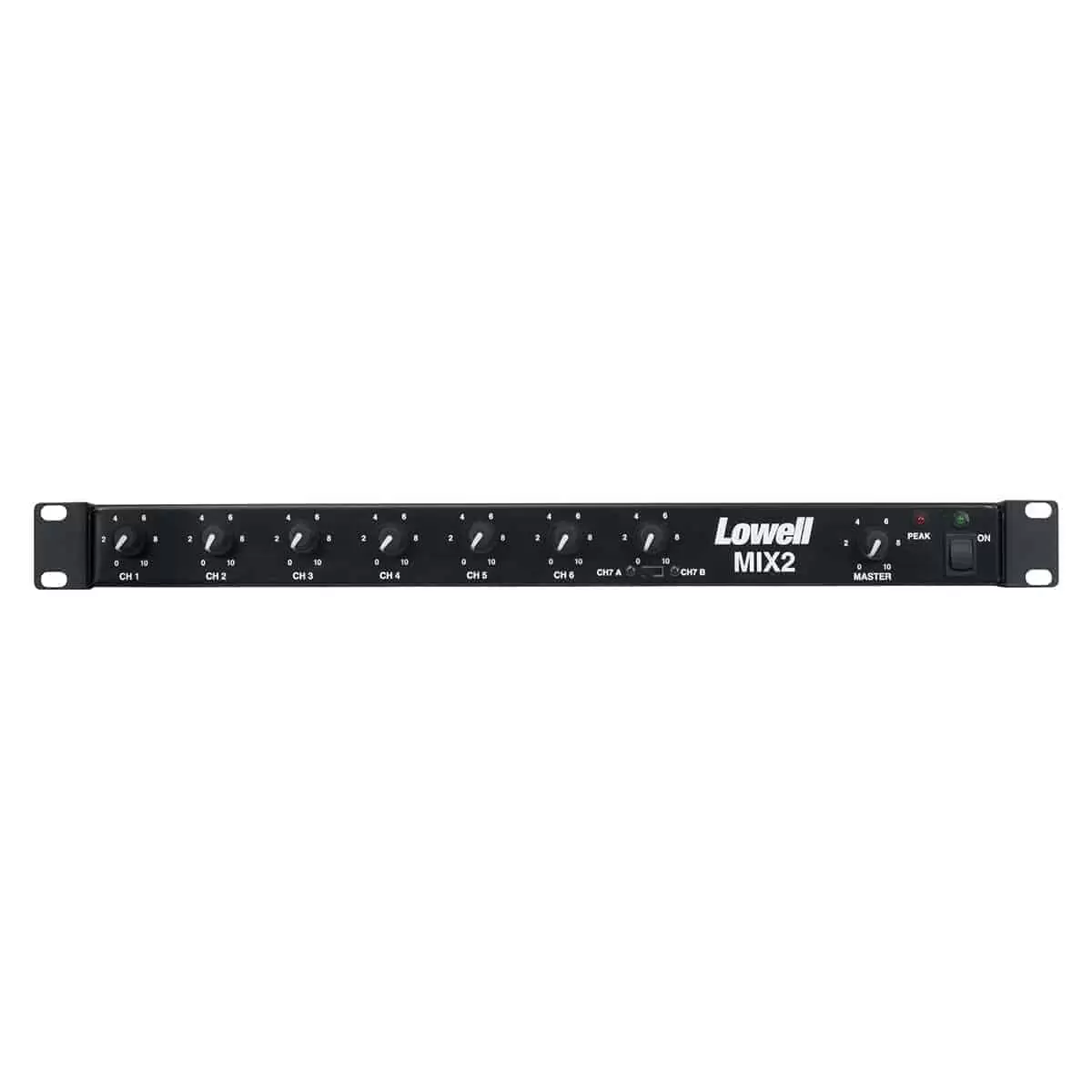 Mixer with Preamplifier, Rackmount Brackets | Lowell Manufacturing