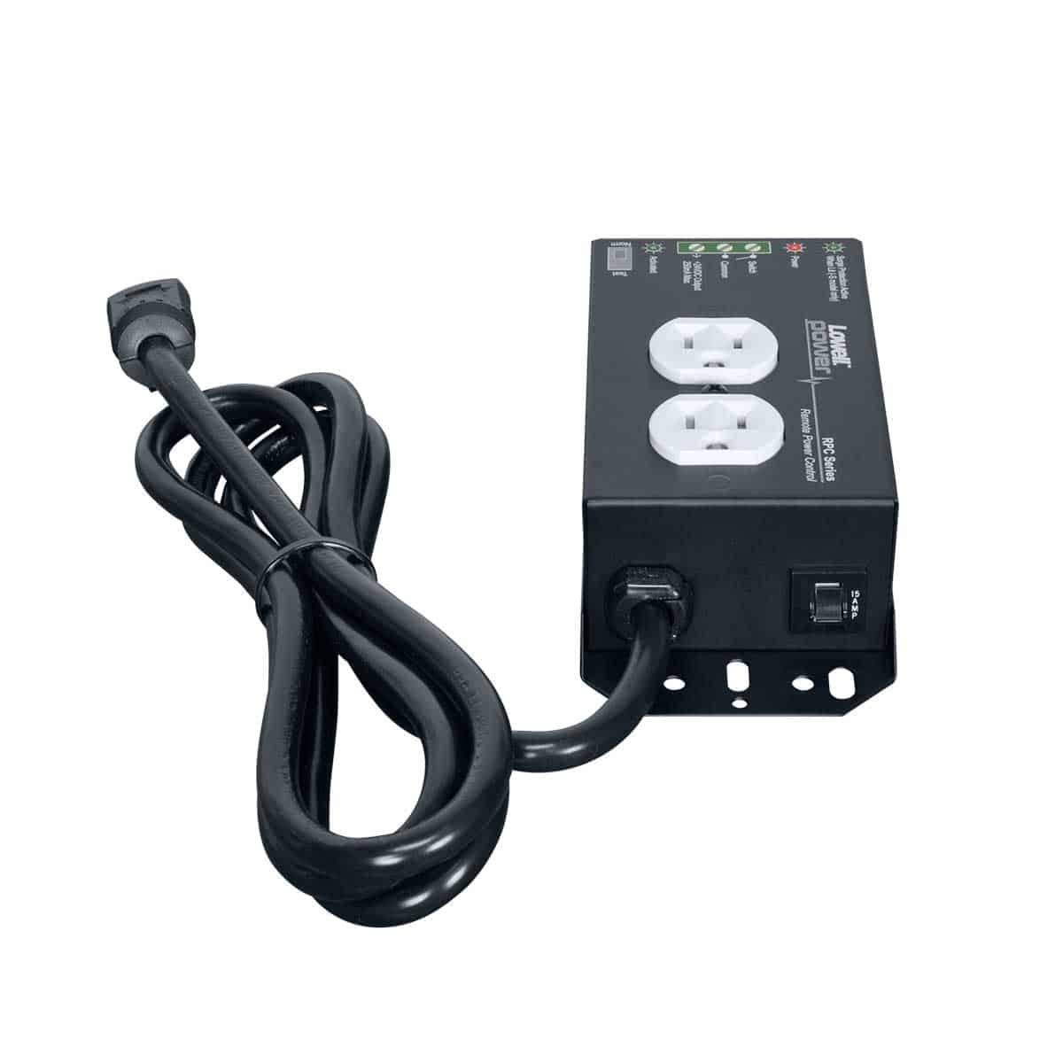 Remote Power Control with 2-15A Outlets | Lowell Mfg.