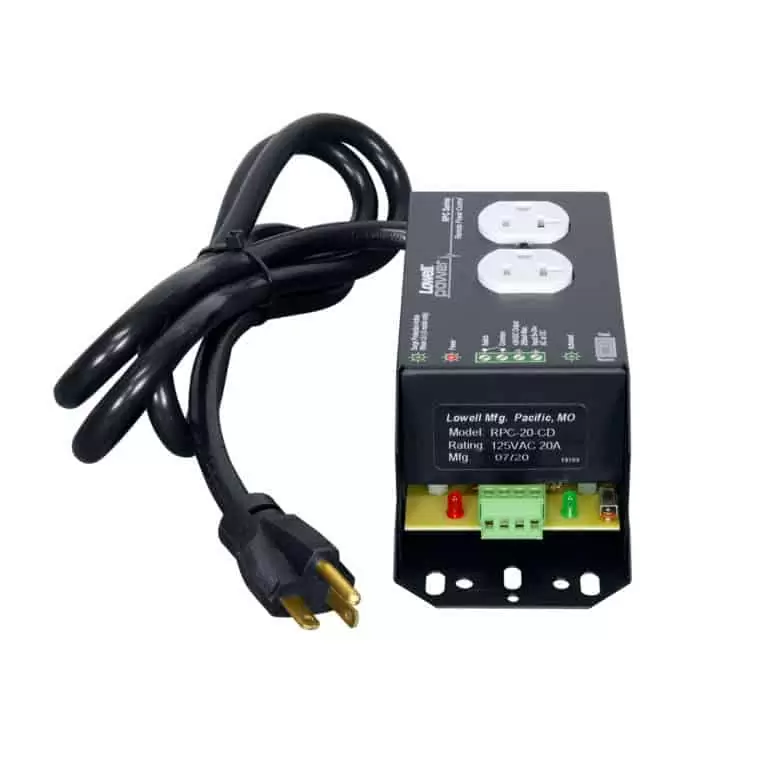 RPC-20-CD: 20A Remote Power Control | Lowell Manufacturing