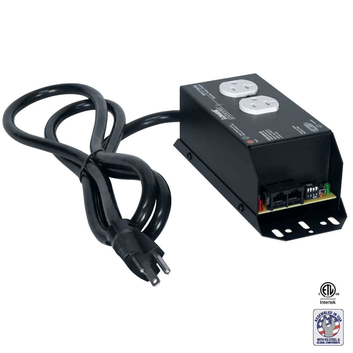 Remote Power Control with Pass-Thru RJ45 Jacks - Lowell Manufacturing