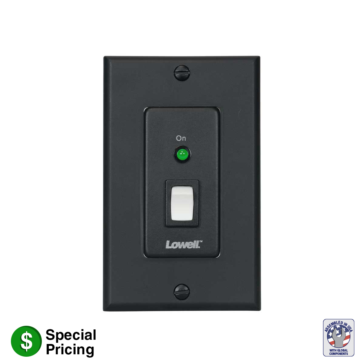 Low-Voltage Wall Switch