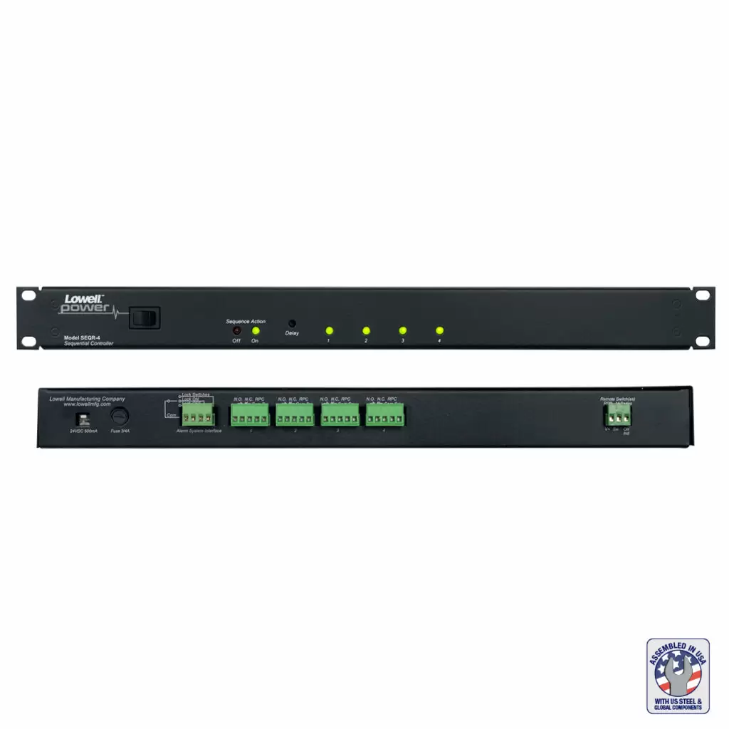 Power Sequencer with Rocker Switch, 4 Step - Lowell Manufacturing
