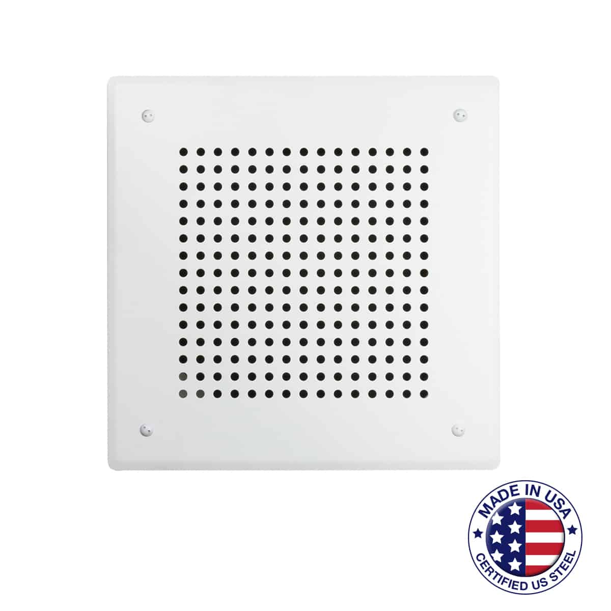 Square Vandal Resistant Grille for 8 inch Speaker | Lowell Manufacturing