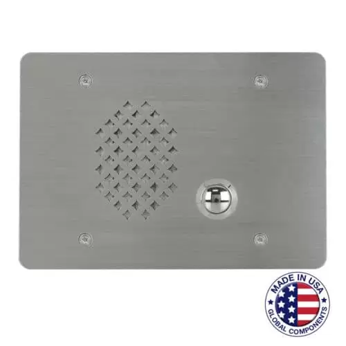 Vandal Resistant Intercom Station with Transformer & Call Switch
