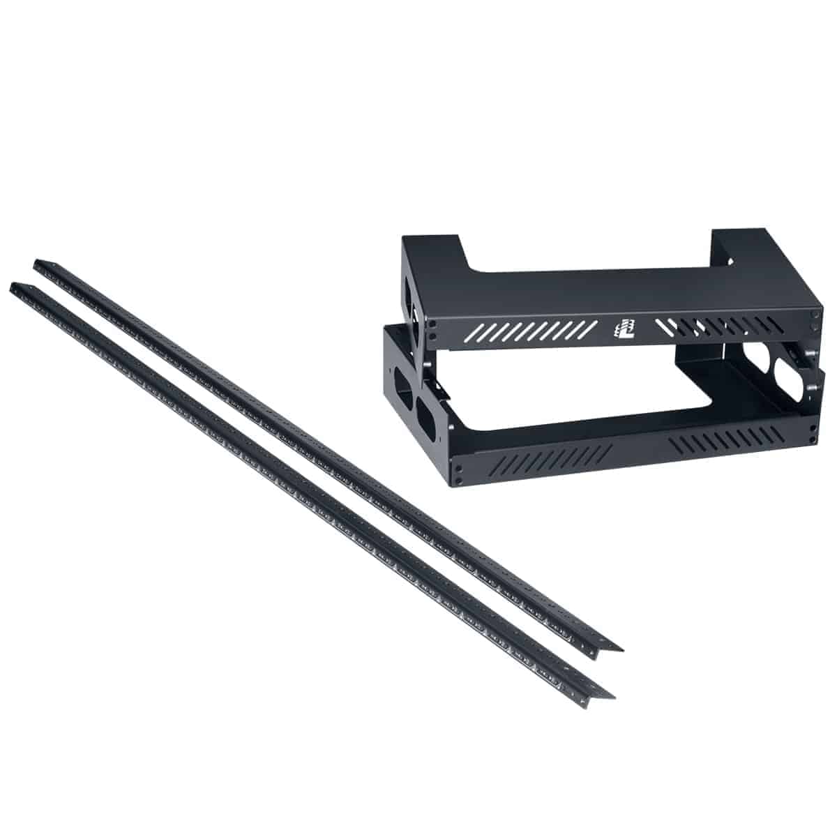 Slim Wall Mount AV Rack | Lowell Mfg.